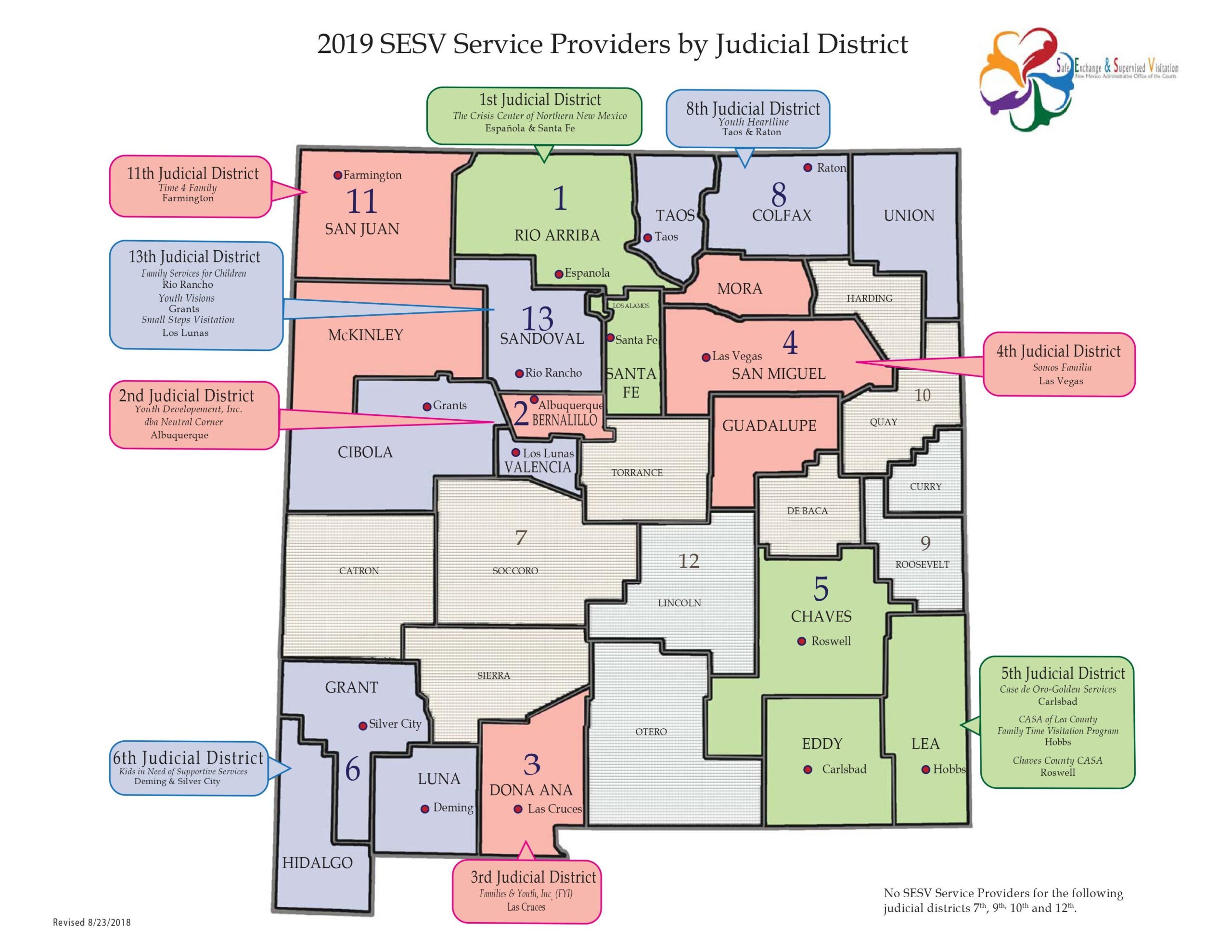 Service Providers - Safe Exchange & Supervised Visitation (SESV)
